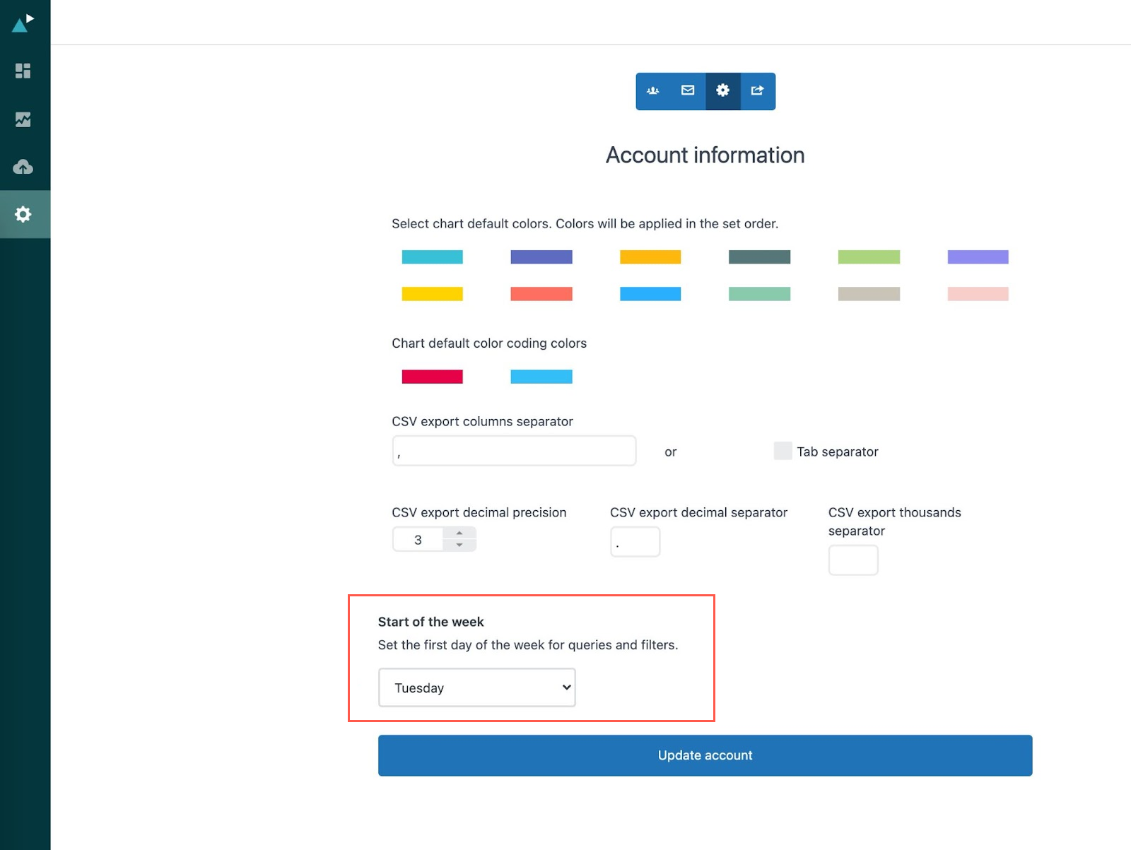 Announcing Custom Start Of The Week In Explore Zendesk Help
